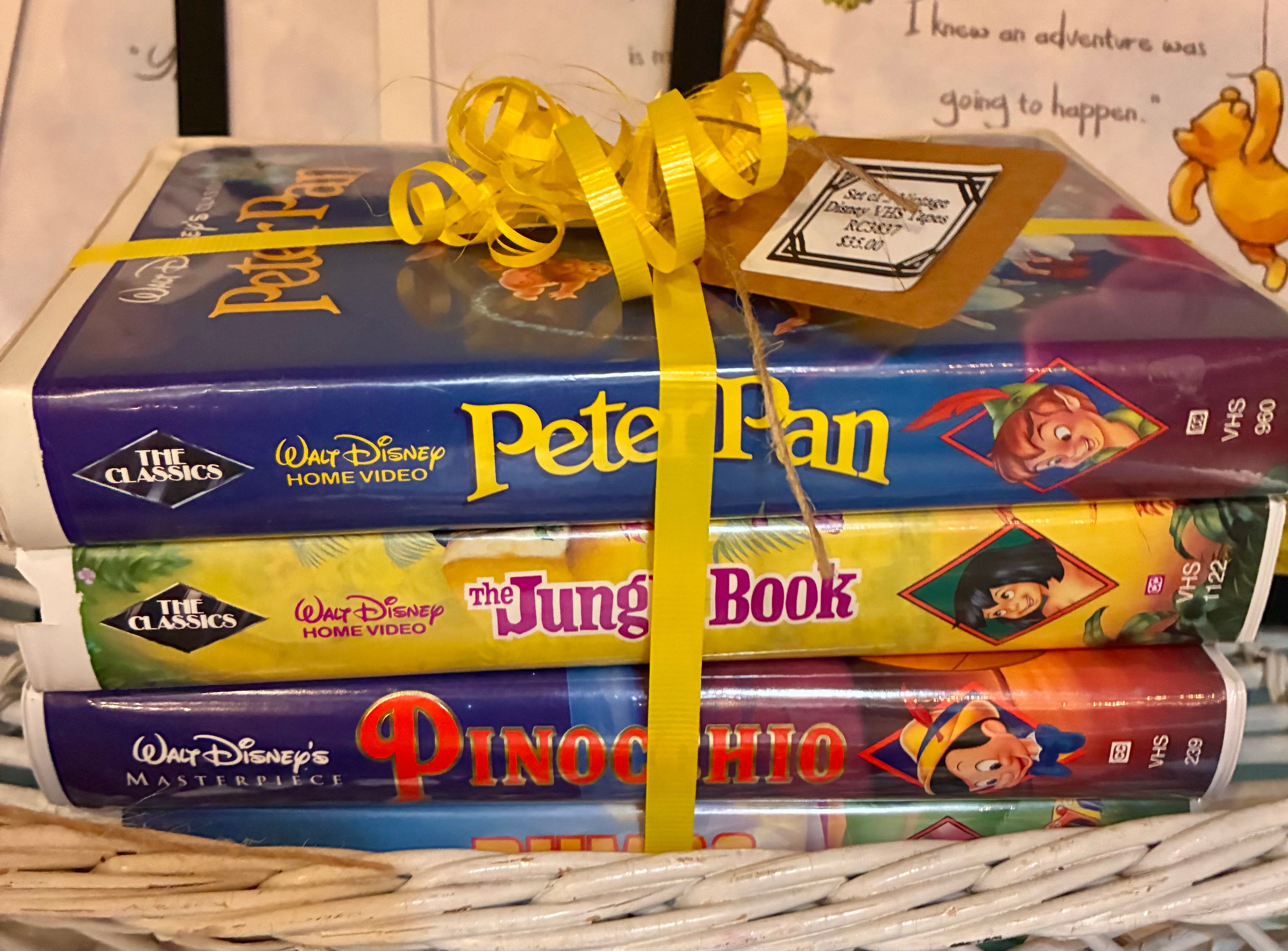 RC3837 - SET OF 5 VINTAGE DISNEY VHS TAPES | Vintage Vibe Home