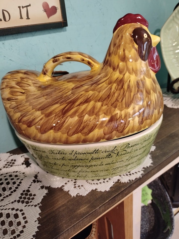 LM2401 - TEMP-TATIONS CHICKEN CASSEROLE DISH | Vintage Vibe Home