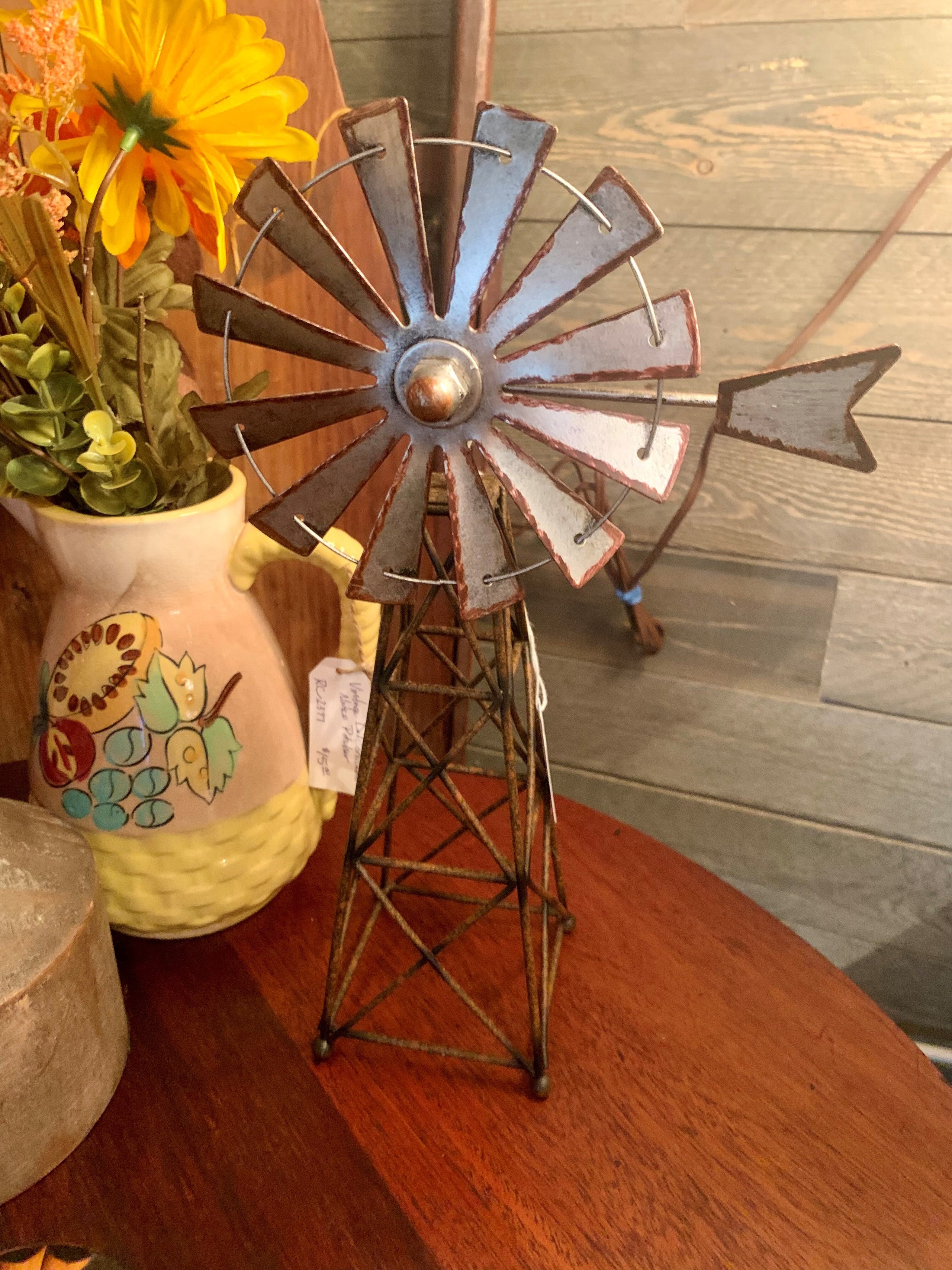 RC2722 - METAL WIND MILL | Vintage Vibe Home